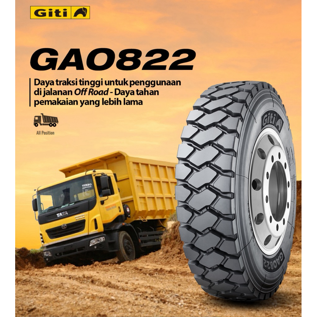 Jual Ban truck 1100 R20 Giti Gao822 ban kawat radial 1100R20 berikut ...