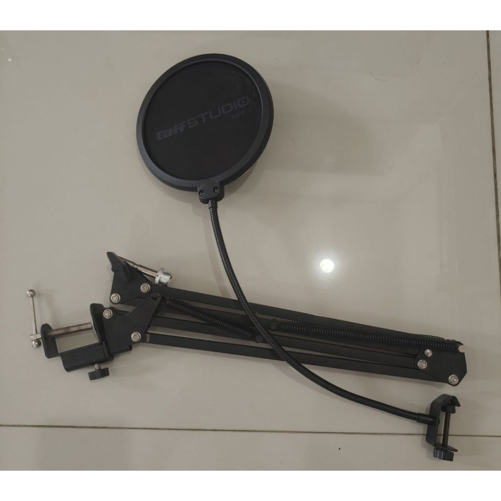 Jual Microphone Stand & POP Filter Taff Studio | Shopee Indonesia