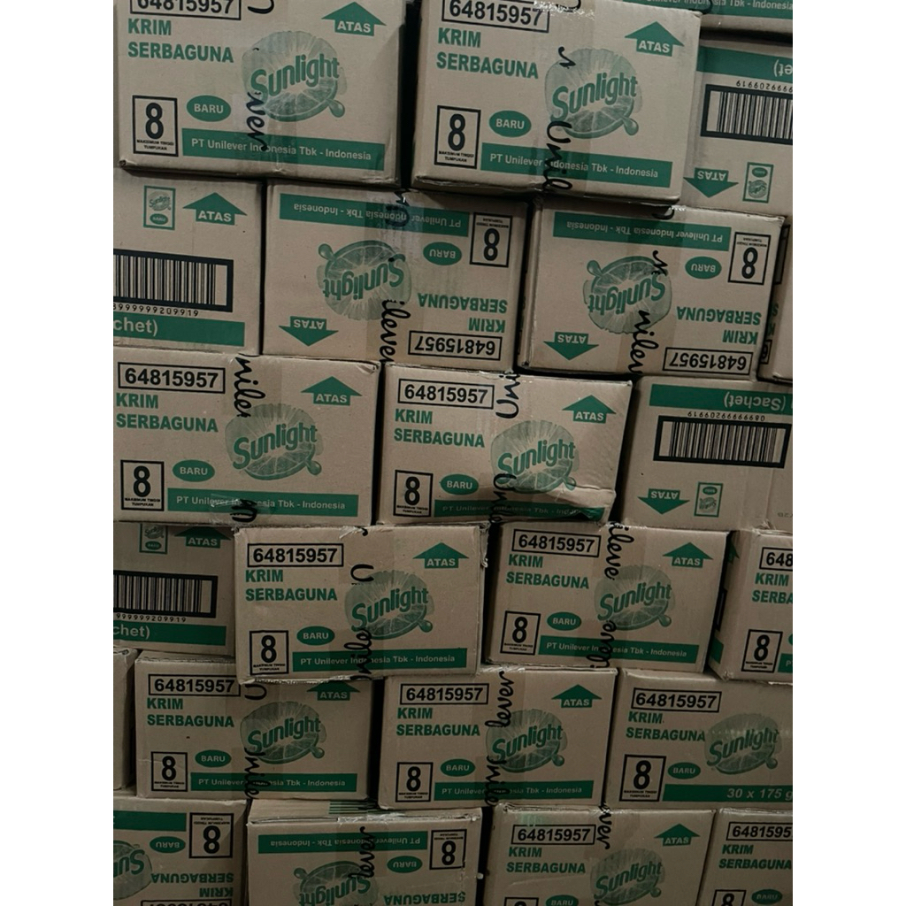 Jual ( 1 KARTON ISI 30pcs ) Sunlight Cream Sabun Colek Serbaguna 175g ...