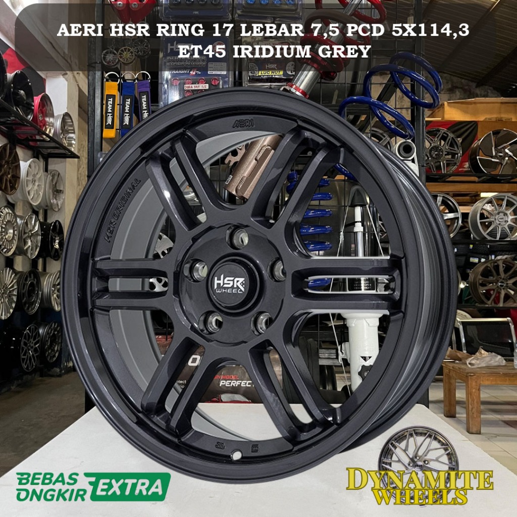 Jual velg mobil innova ring 17 lebar 7,5 hsr aeri untuk ertiga terios xpander hrv civic | Shopee ...