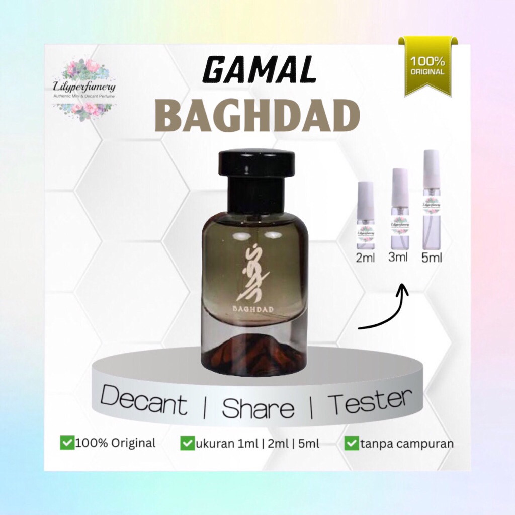 Jual Decant / Share GAMAL MEN BAGHDAD Extrait de Parfum 1 ml | 2 ml | 5 ...