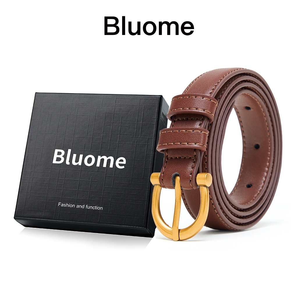 Jual Bluome Ikat Pinggang Wanita Fashion Sabuk Kulit Sapi Gesper Belt ...