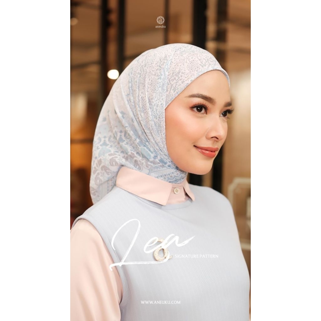 Jual LEA SIGNATURE PATTERN HIJAB SEGITIGA INSTAN | Shopee Indonesia