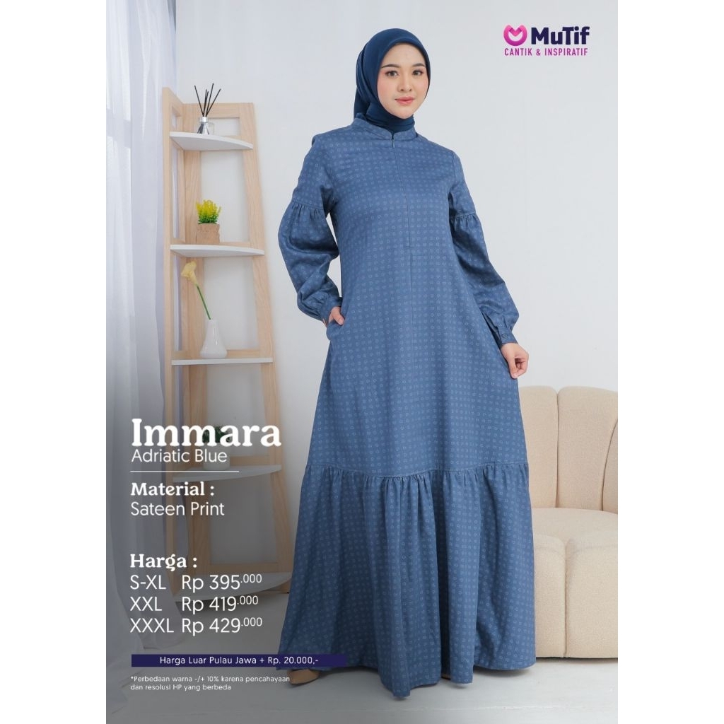Jual MUTIF IMMARA - Adriatic Blue series Terbaru 2025 | Shopee Indonesia