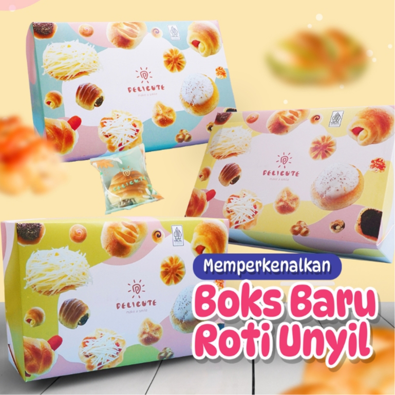 Jual ROTI UNYIL DELICUTE BUN - DIKIRIM RANDOM ISI 24 PCS - ROTI DALAM ...