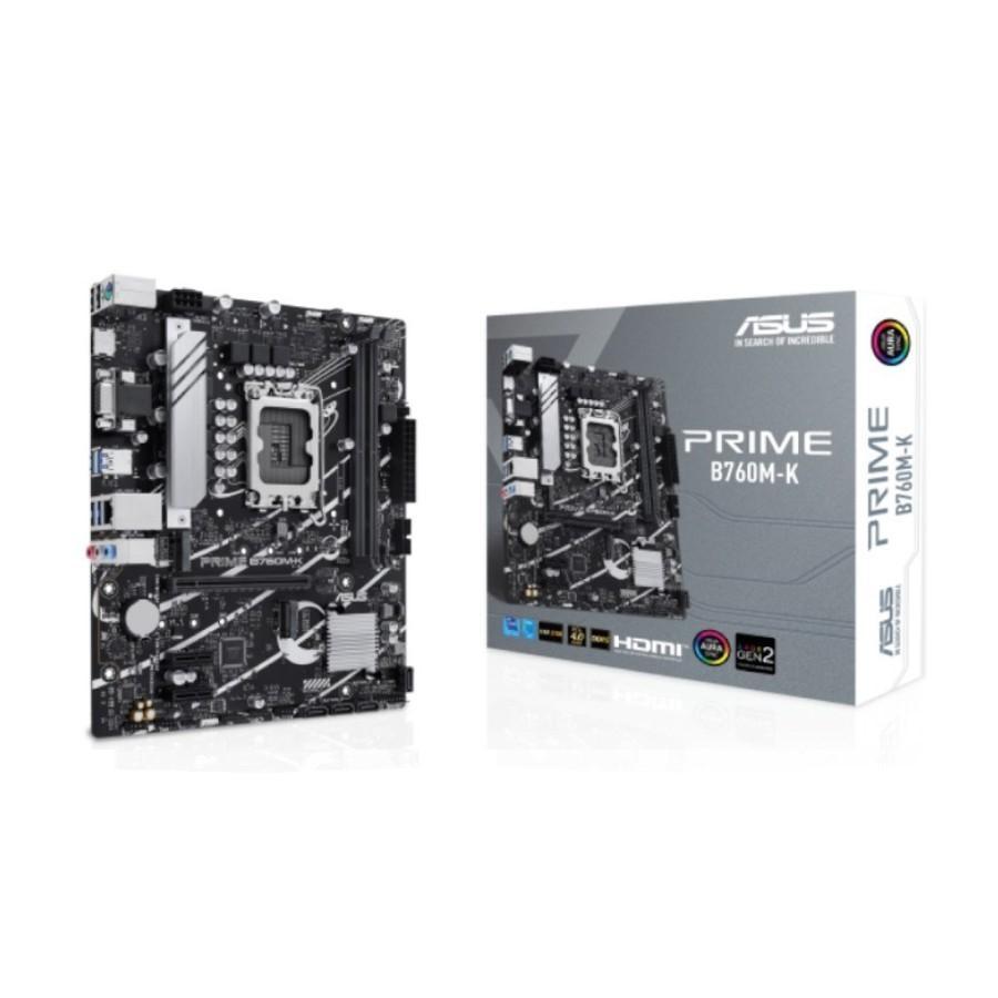 Jual MOTHERBOARD ASUS PRIME B760M-K D5 I D4 INTEL LGA 1700 - DDR4 / DDR5 | Shopee Indonesia