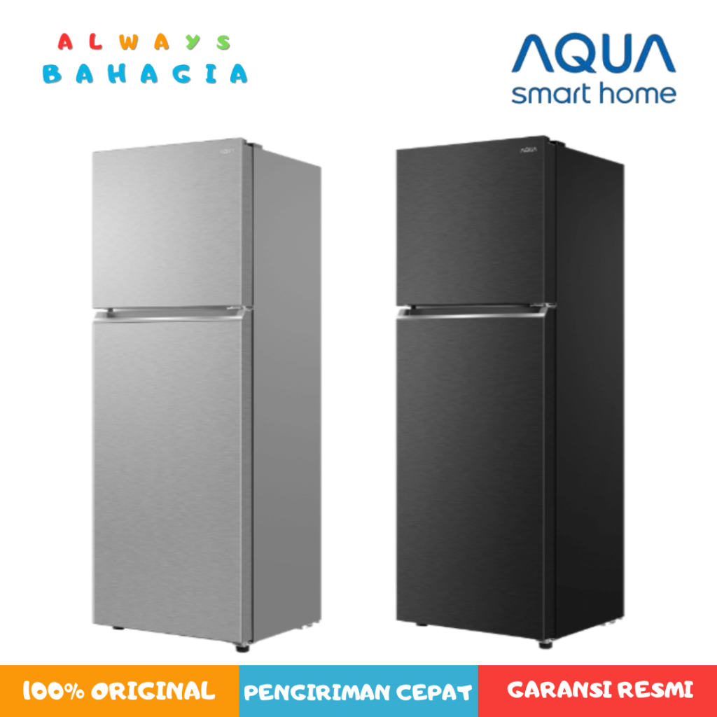 Jual AQUA AQR-DTM285CBP(DS/LS) Kulkas 2 Pintu Kapasitas 225 Liter | Shopee Indonesia