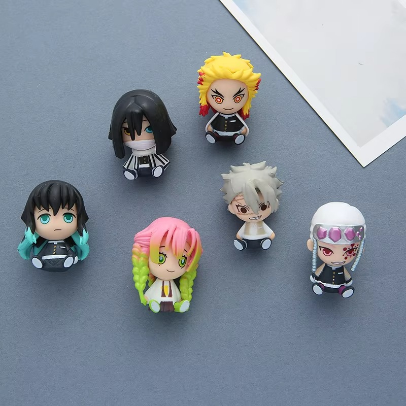 Jual Figure Miniatur Lucu Gaya Demon Slayer Muichiro Mitsuri Rengoku ...