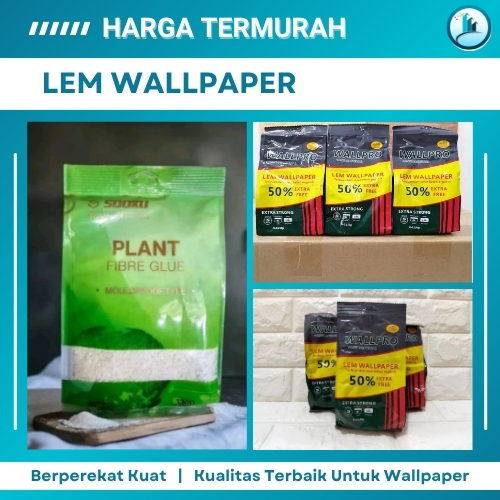 Jual Lem Wallpaper Perekat Dinding Serbaguna Lem Sooku Wallpro Putih ...