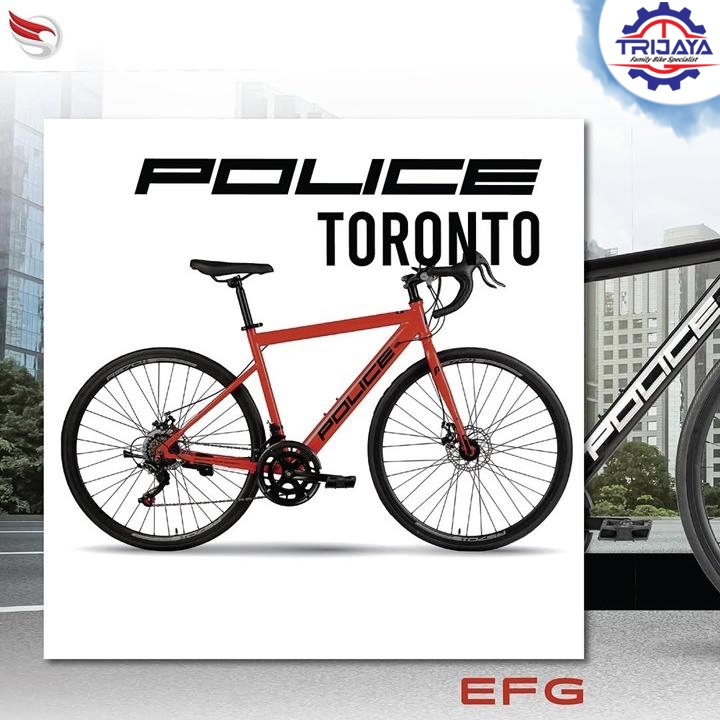 Jual Element Police Toronto EFG [700C] Road Bike Sepeda Balap 2x7 Speed ...