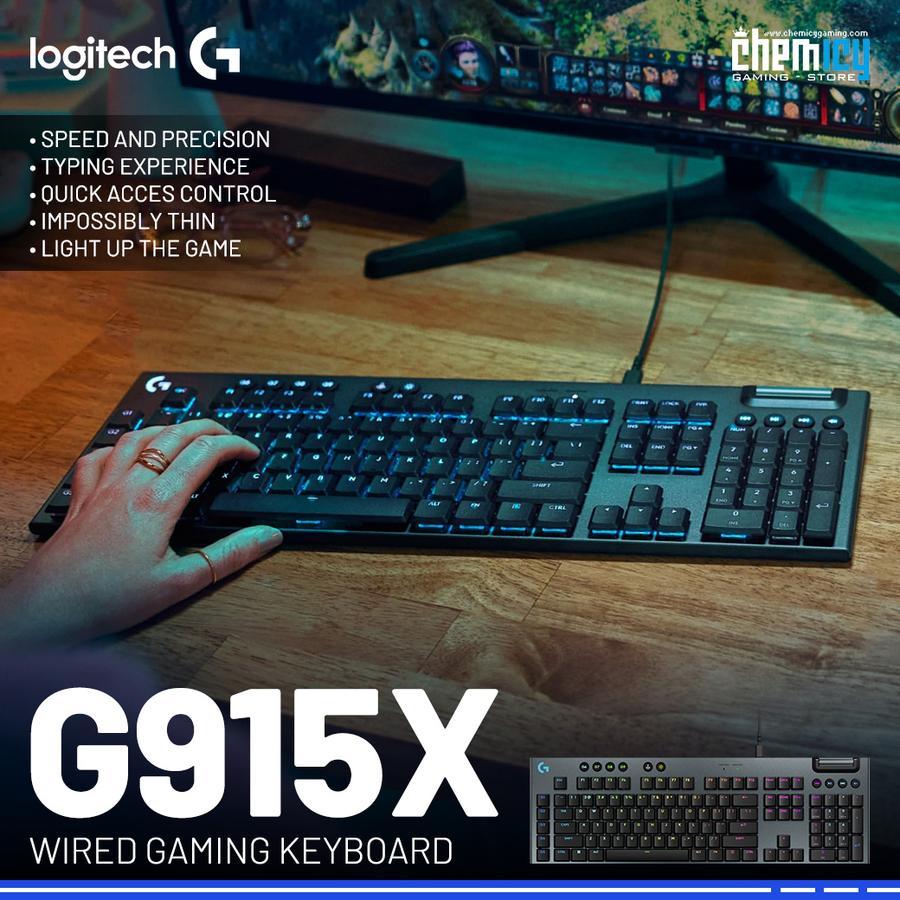 Jual Logitech G915X / G915 X / G-915 X Low Profile Wired Fullsize ...