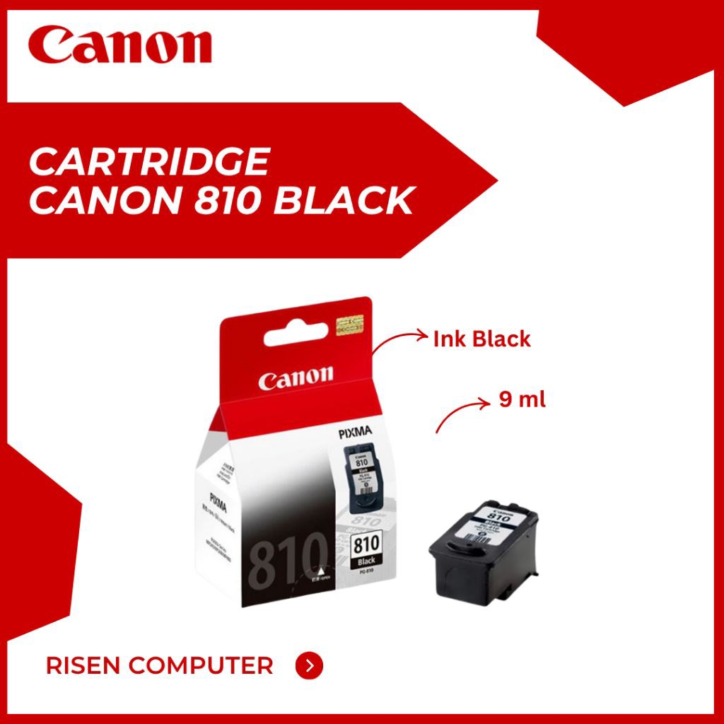 Jual TINTA PRINTER CANON 810 811 Cartridge Refill Hitam Warna Original ...