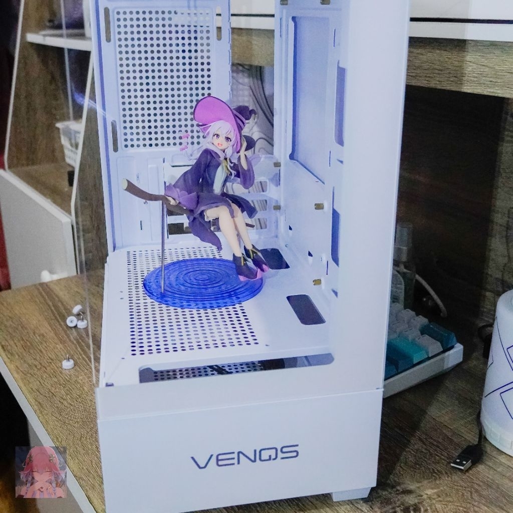 Jual Casing PC Varro Venqs White MAtx - Aquarium Chamber - Include 3 ...