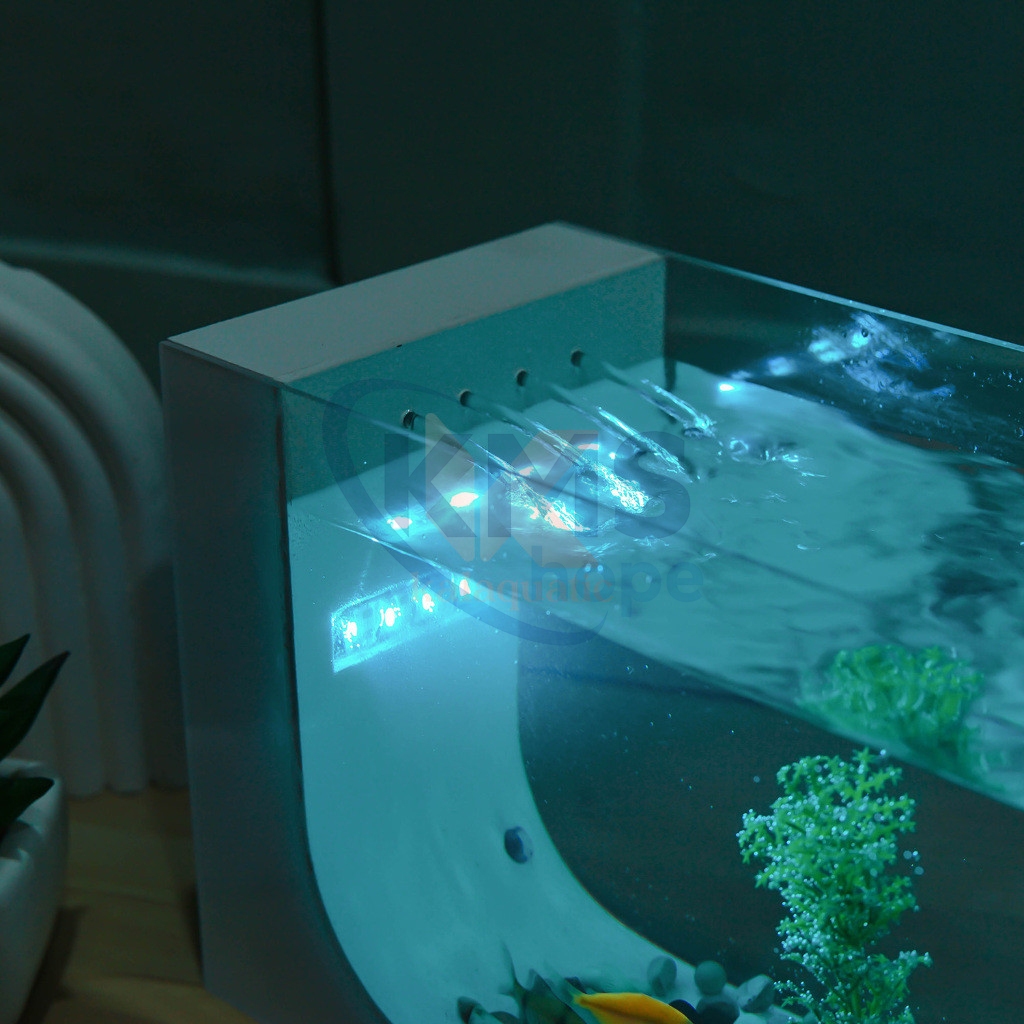 Jual Aquarium Mini Kotak Fullset Minimalis / Hiasan Meja Kantor Kamar ...