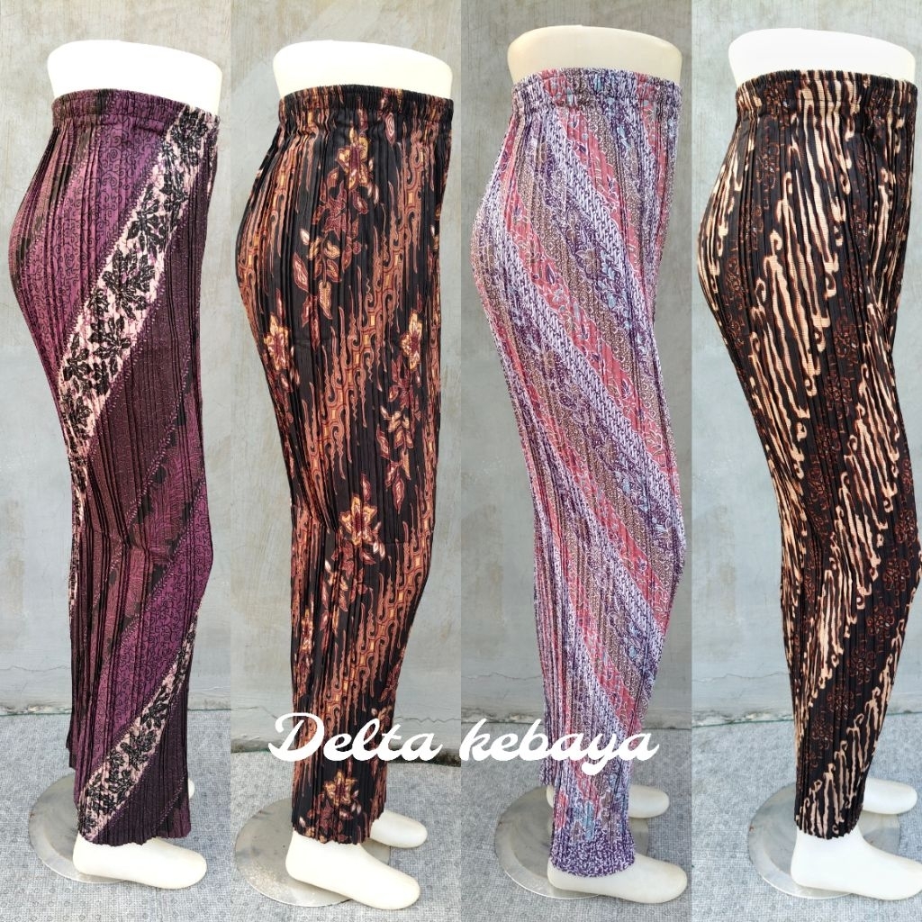 Jual ROK PLISKET MOTIF BATIK ROK PLISKET KEBAYA/ROK PLISKET SERAGAM ...