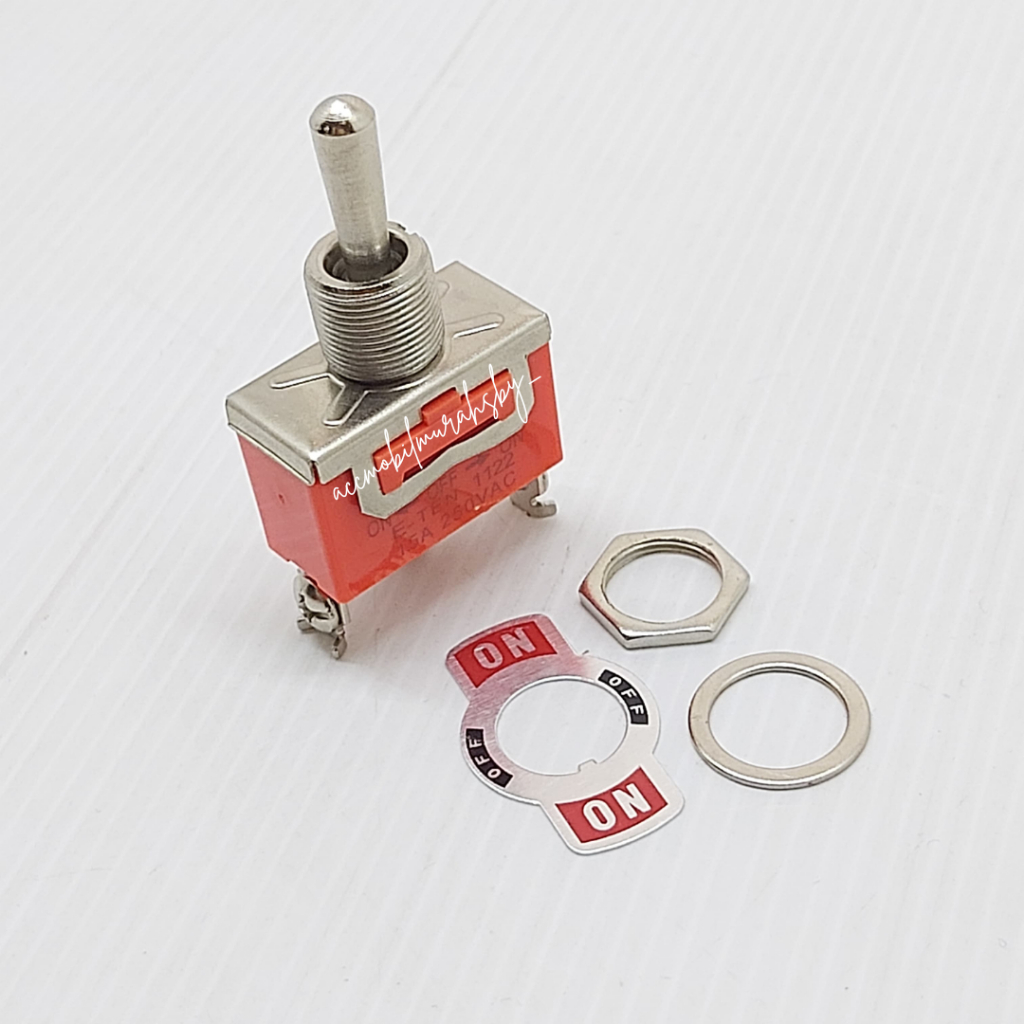 Jual Toggle Switch 3 Pin On Off On ETEN 1122 Saklar Togle Kaki 3p 15A E ...