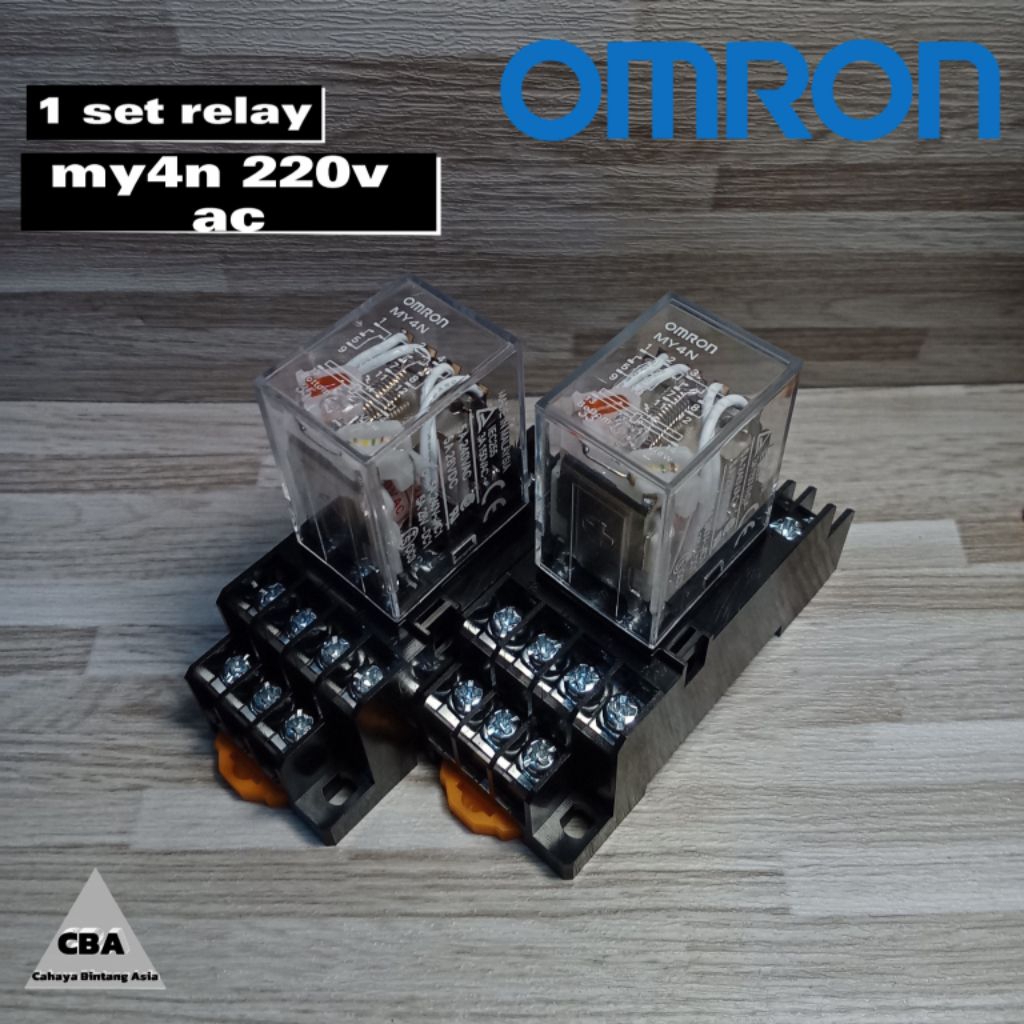 Jual relay my4n/my4 220vac 5a original beserta socket | Shopee Indonesia