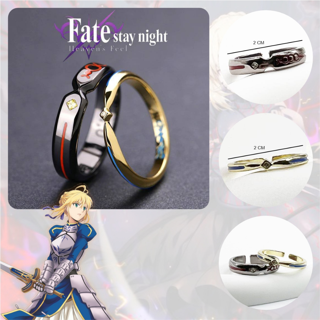 Jual READY STOCK Cincin Fate Stay Night Couple Grand Order Saber Alter ...