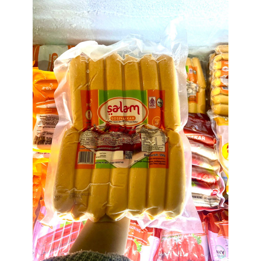 Jual SALAM Sosis Bakar Kombinasi Mini 550gr / sosis bakar frozen ...