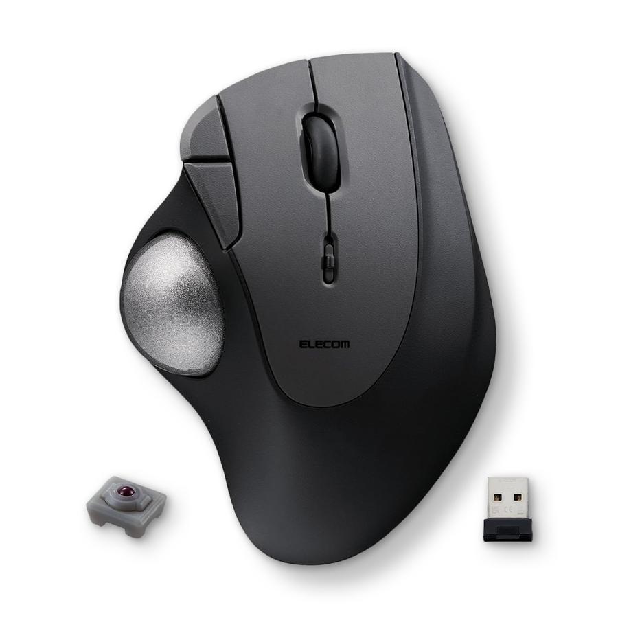Jual ELECOM Trackball Mouse IST 5 Buttons Wireless 2.4 GHz Artificial Ruby / Bearing Support ...