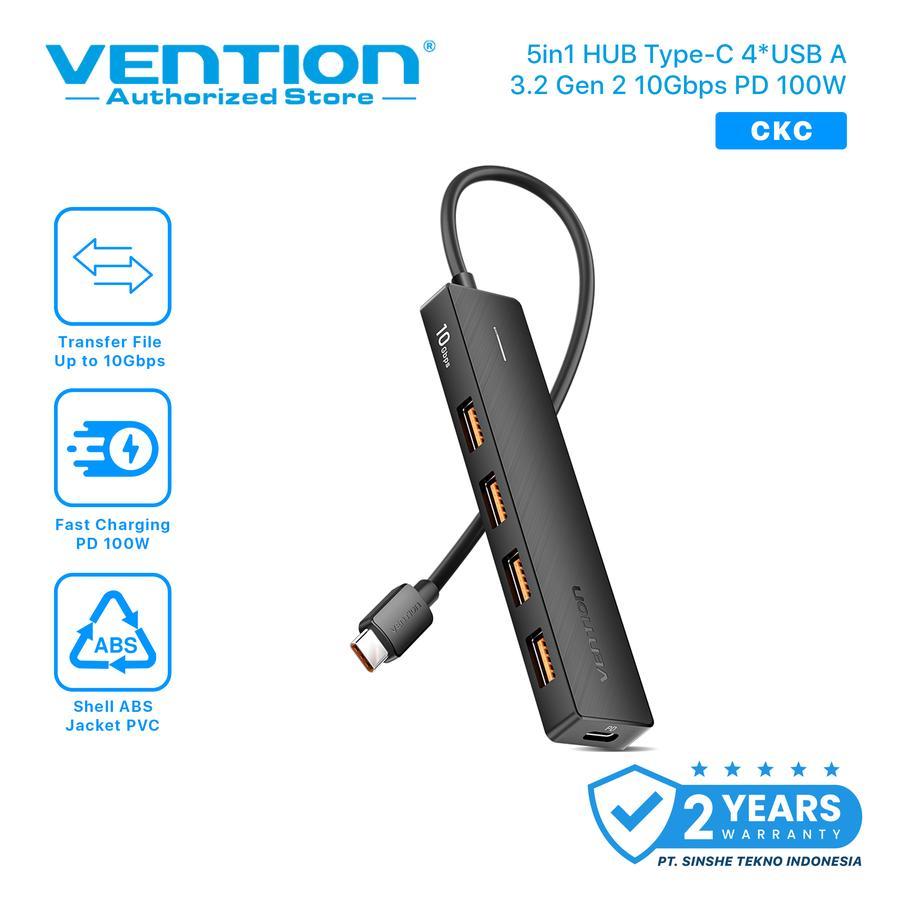Jual CKC Vention 5in1 USB Type C 3.2 Gen 2 HUB 10Gbps with PD 100W OTG ...