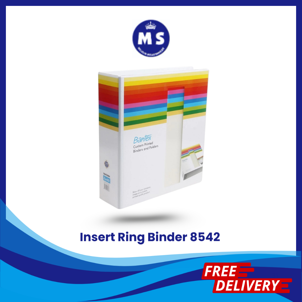Jual BANTEX INSERT RING BINDER A4 4cm 8542 | Shopee Indonesia