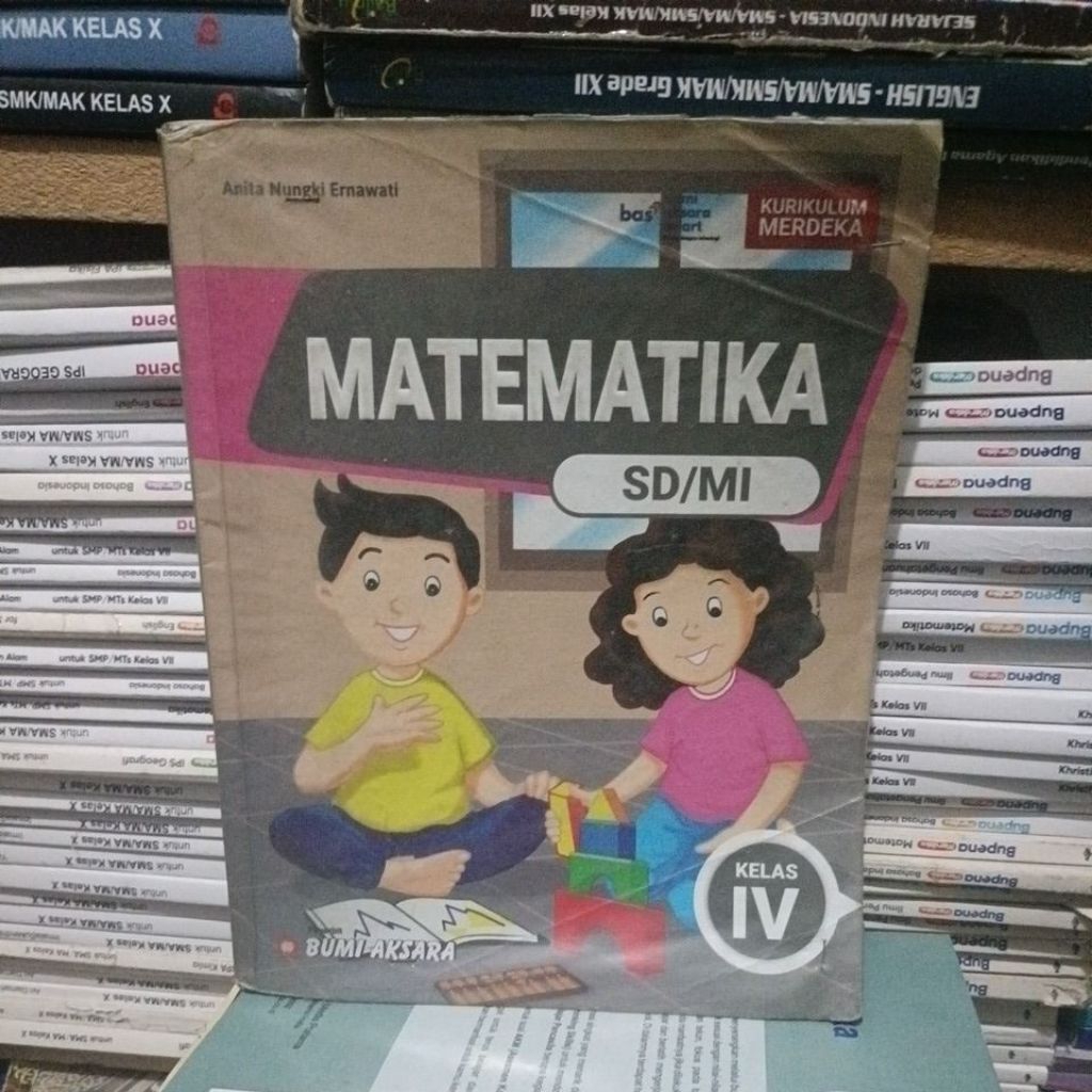 Jual buku matematika untuk SD kelas 4 kurikulum merdeka | Shopee Indonesia