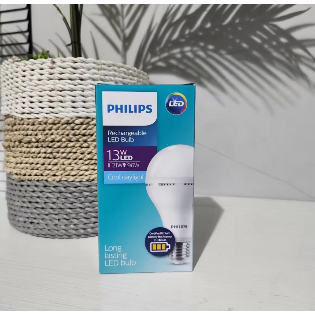 Jual Lampu LED Philips emergency / magic ac dc 13w 13 watt tetap nyala walau mati lampu | Shopee ...