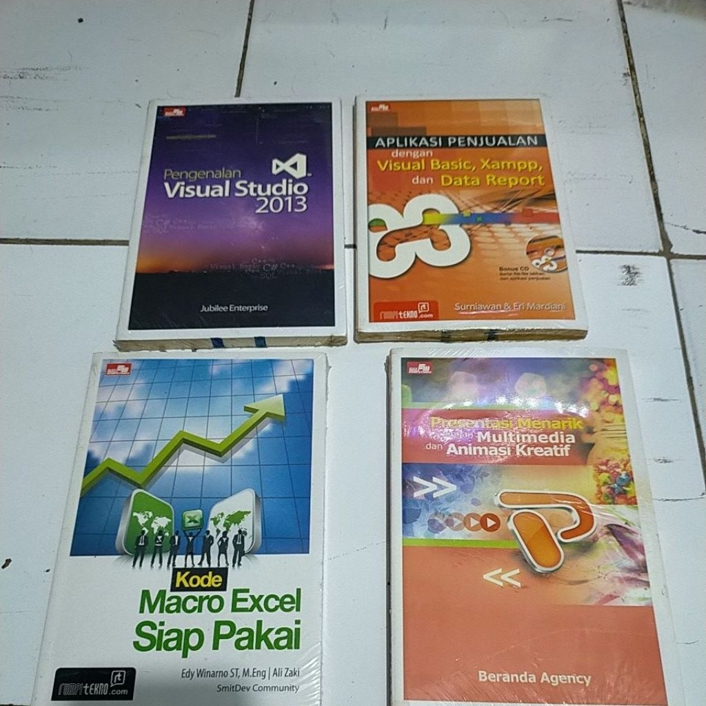 Jual Buku komputer Pengenalan visual studio 2013 Aplikasi penjualan dengan visual basic xampp ...