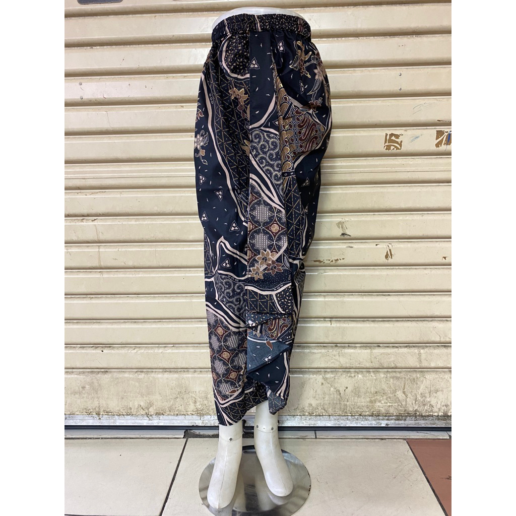 Jual Rok Lilit Batik Instan Modern Siap Pakai / Rok Rample / Rempel ...