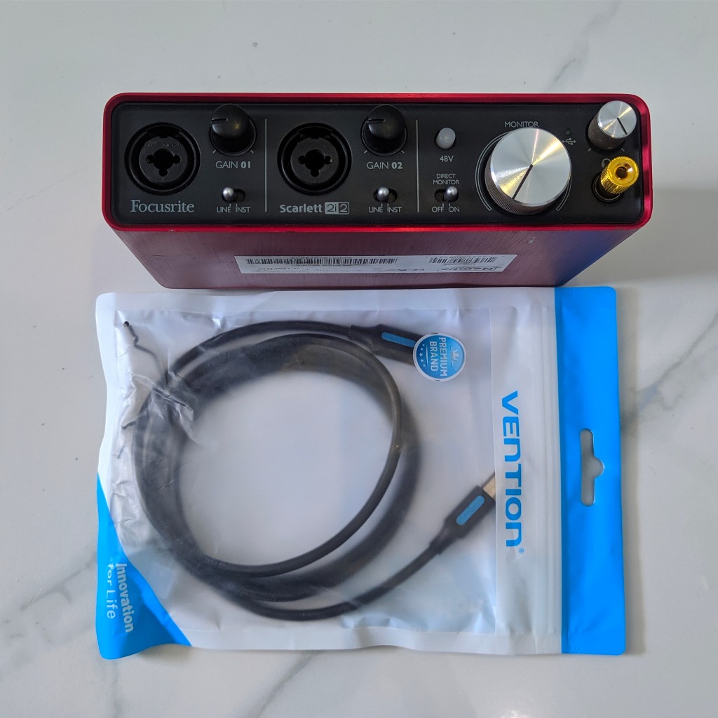 Jual Focusrite Scarlett 2i2 Gen 1 Soundcard | Shopee Indonesia