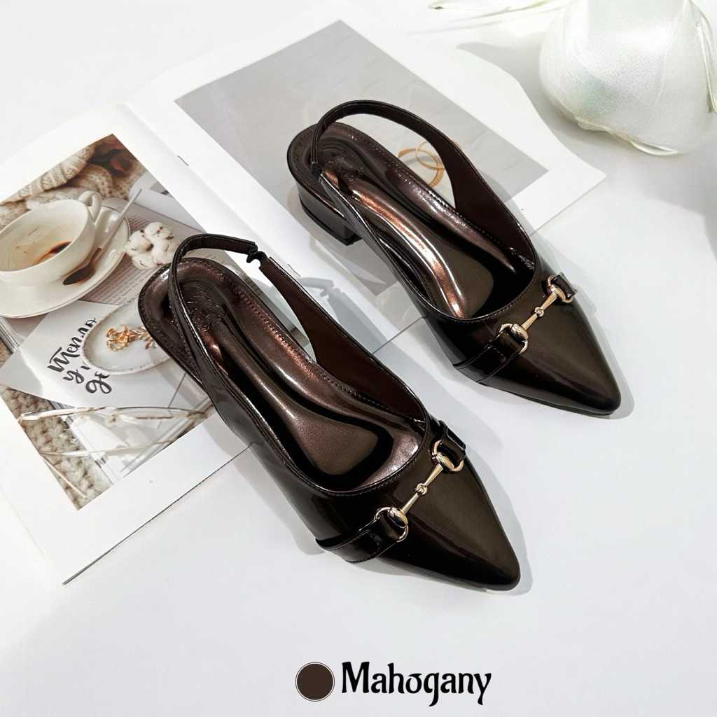 Jual Sandal Wanita Heels Mules Elegan Model Terbaru SACHI Tinggi 3 cm ...