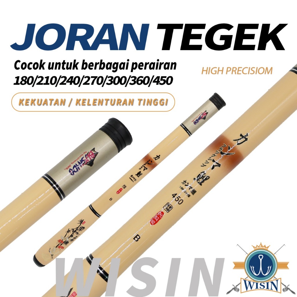 Jual WISIN Joran pancing portabel ultra pendek Joran tangan/Panjang ...