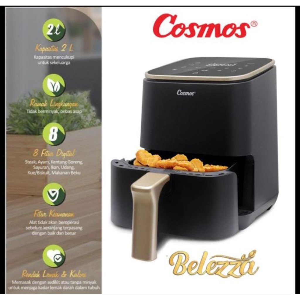 Jual COSMOS AIR FRYER CAF 6603 - AIR FRYER COSMOS 2 LITER - AIR FRYER ...