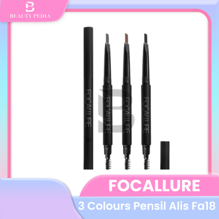 Jual Beauty Pedia FOCALLURE Waterproof Long-Lasting Eyebrow Pencil - 3 Colours Pensil Alis Fa18 ...