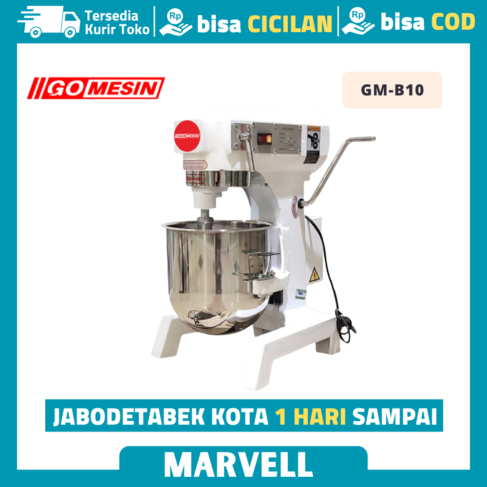 Jual Mixer Roti Gomesin Mixer Roti Planetary 10 Liter Gomesin GM B10 | Shopee Indonesia