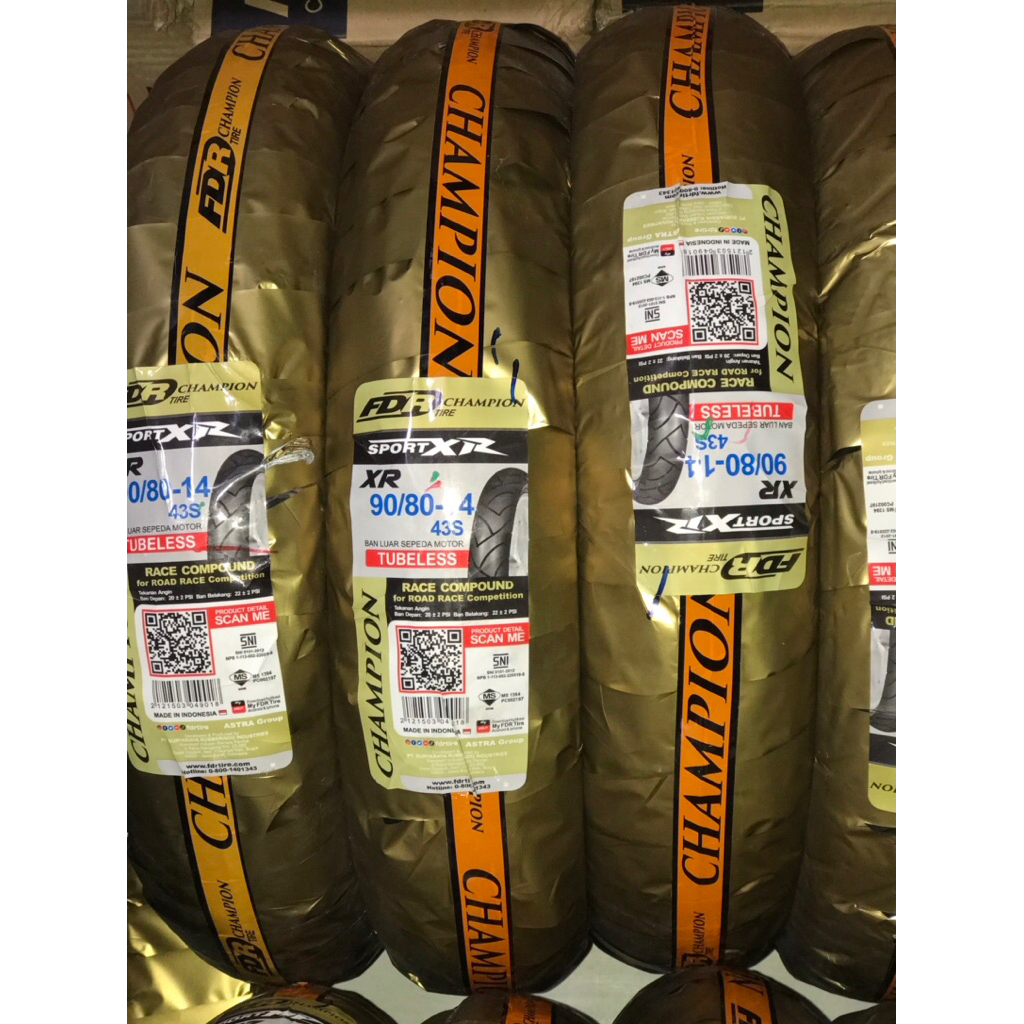 Jual BAN FDR XR RACING COMPOUND 90 / 80 14 TUBELESS | Shopee Indonesia