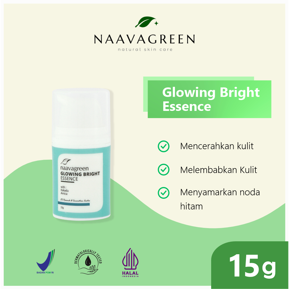 Jual 100% ORIGINAL NAAVAGREEN GLOWING ESSENCE - NAVAGREEN - NAVAGREEN ...