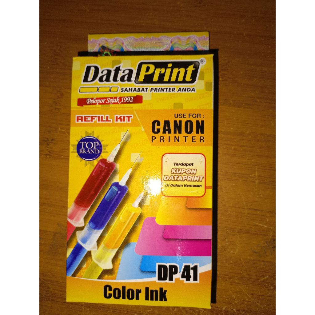 Jual Tinta Suntik Dataprint refill Canon DP 40 Black HITAM DP 41 Color ...