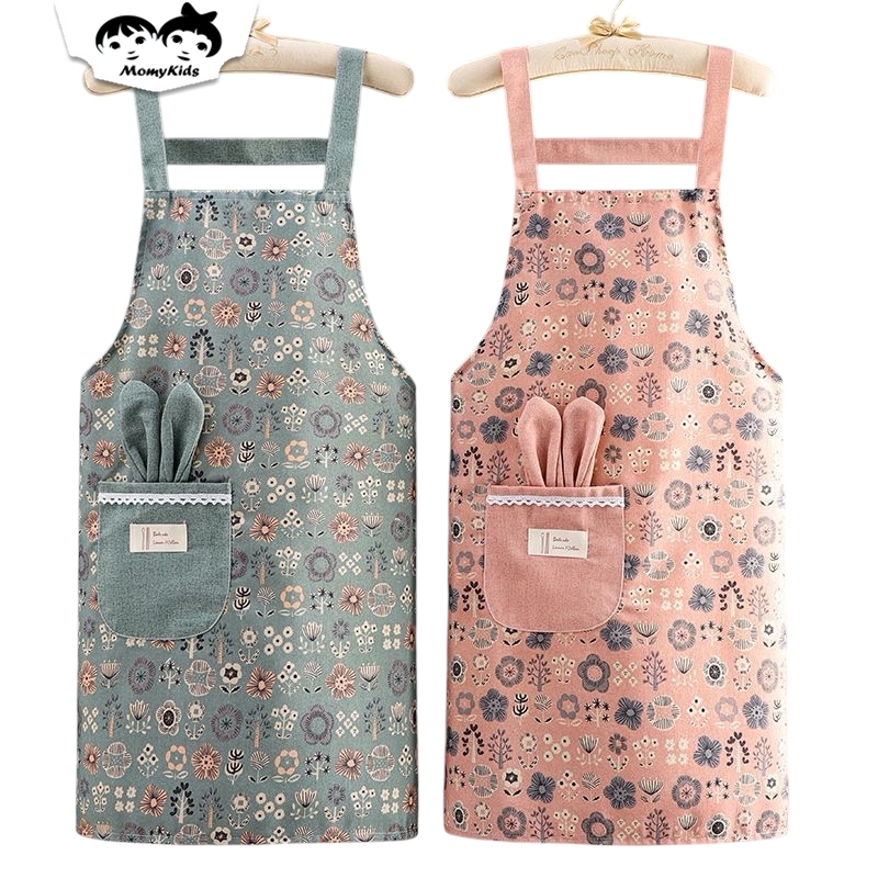 Jual COD Celemek Wanita Jepang Korea Style – Apron Masak Lucu Motif ...