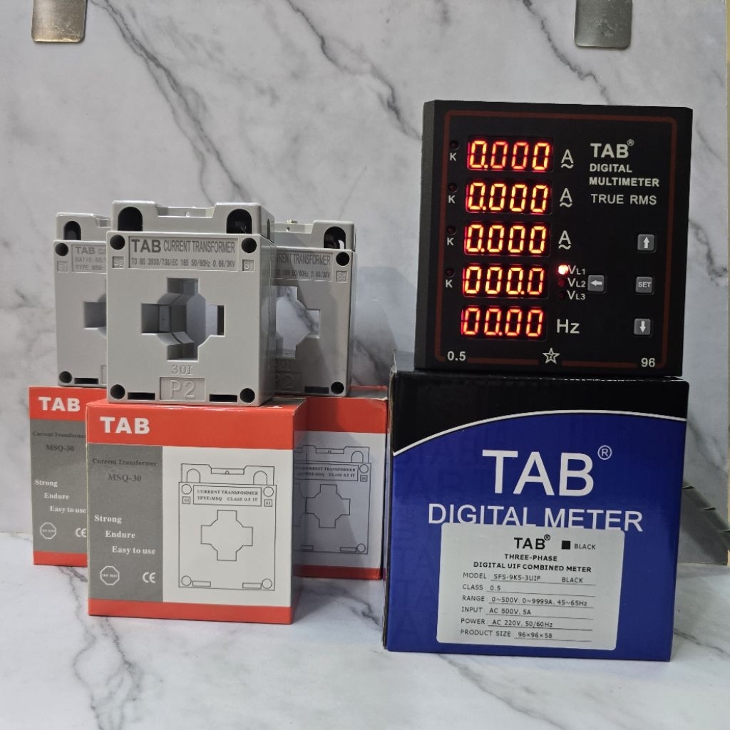 Jual PAKET DIGITAL AMPERE METER AVHZ+CT 3pcs 3UIF TAB DIGITAL PANEL ...