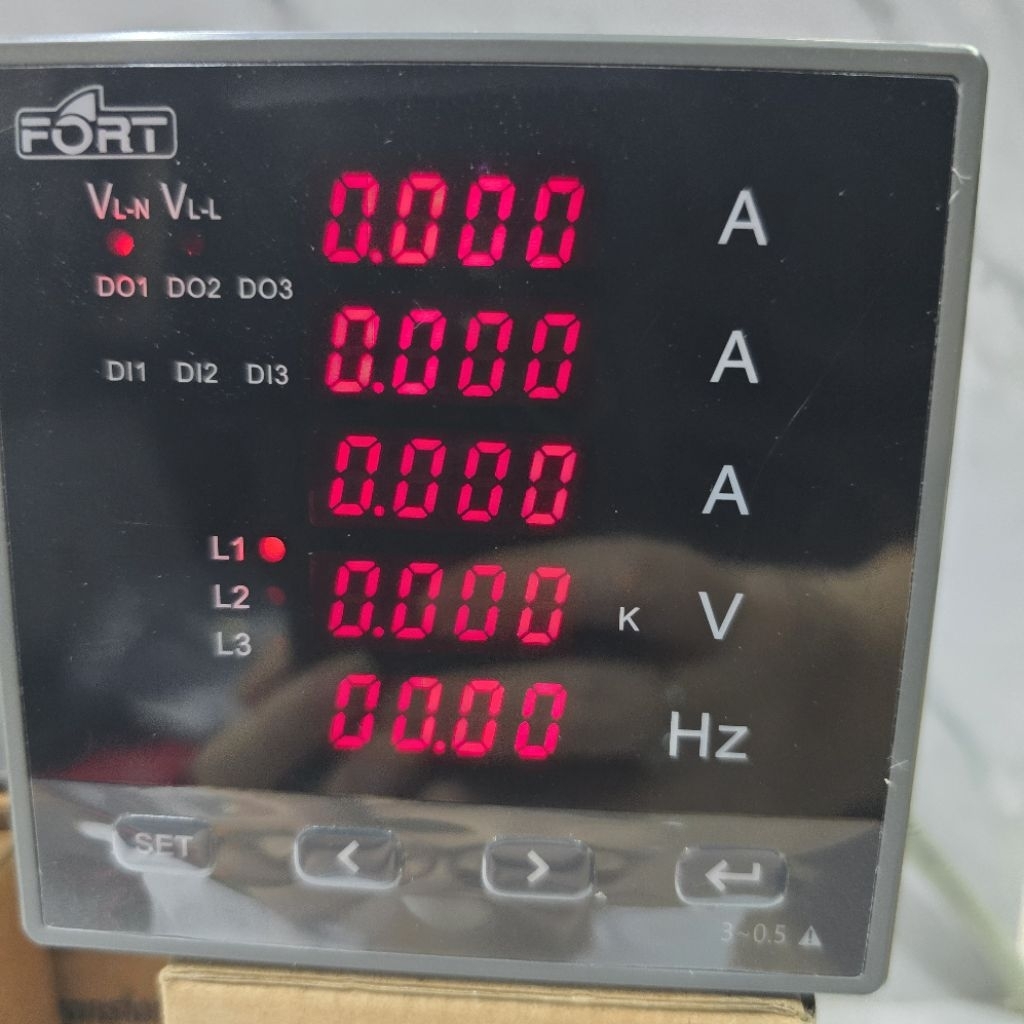 Jual FORT DIGITAL AMPERE METER AVHZ 3PHASE AMPERE VOLT FREKUENSI/HZ | Shopee Indonesia