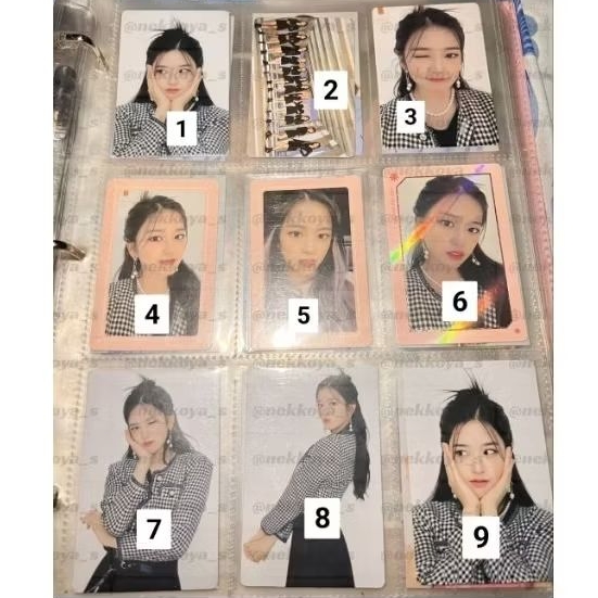 Jual (READY) Official PC photocard trading card IVE An Yujin era iz*one ...