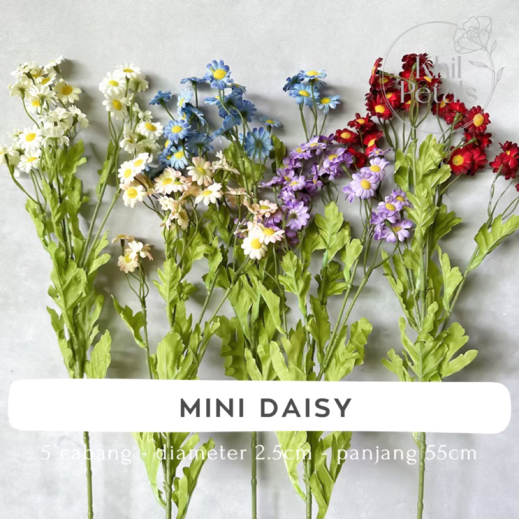 Jual BUNGA MINI DAISY ARTIFICIAL - F1DS0301 | Shopee Indonesia