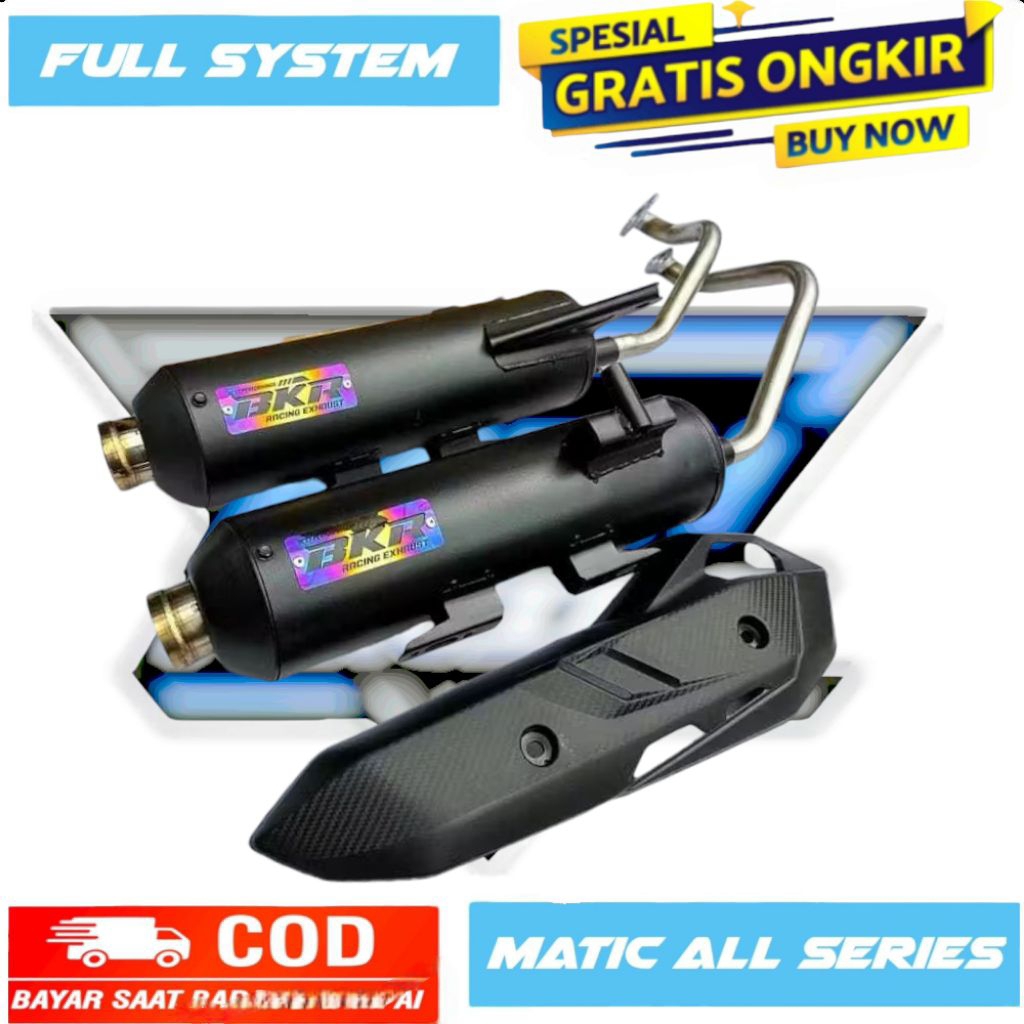Jual Knalpot Standar Racing Bkr Moncong Shijiro Beat Vario Scoopy Mio ...