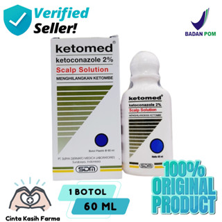 Jual Shampo Ketomed 60ml - Ampuh Atasi Ketombe Jamur & Dermatitis ...