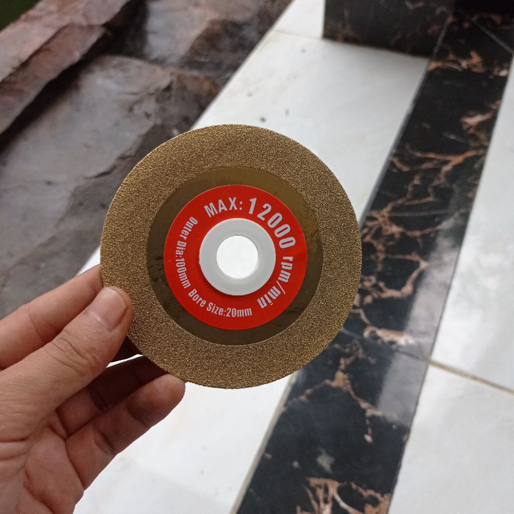 Jual Mata Gerinda Potong Batu keramik granit kaca Diameter 4 inch Tokyo ...
