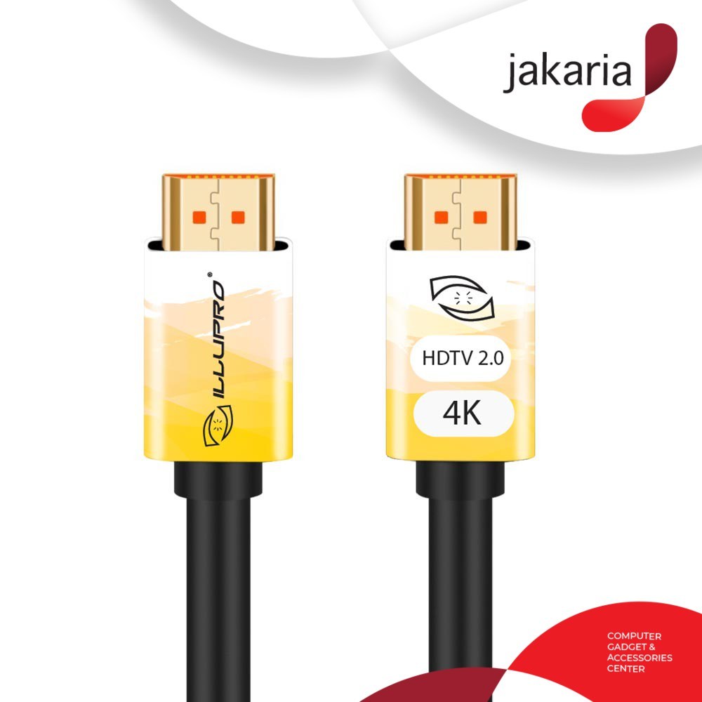 Jual ILLUPRO Kabel HDMI 4K 15 meter 4k2K High Speed Deluxe - 15 m ...
