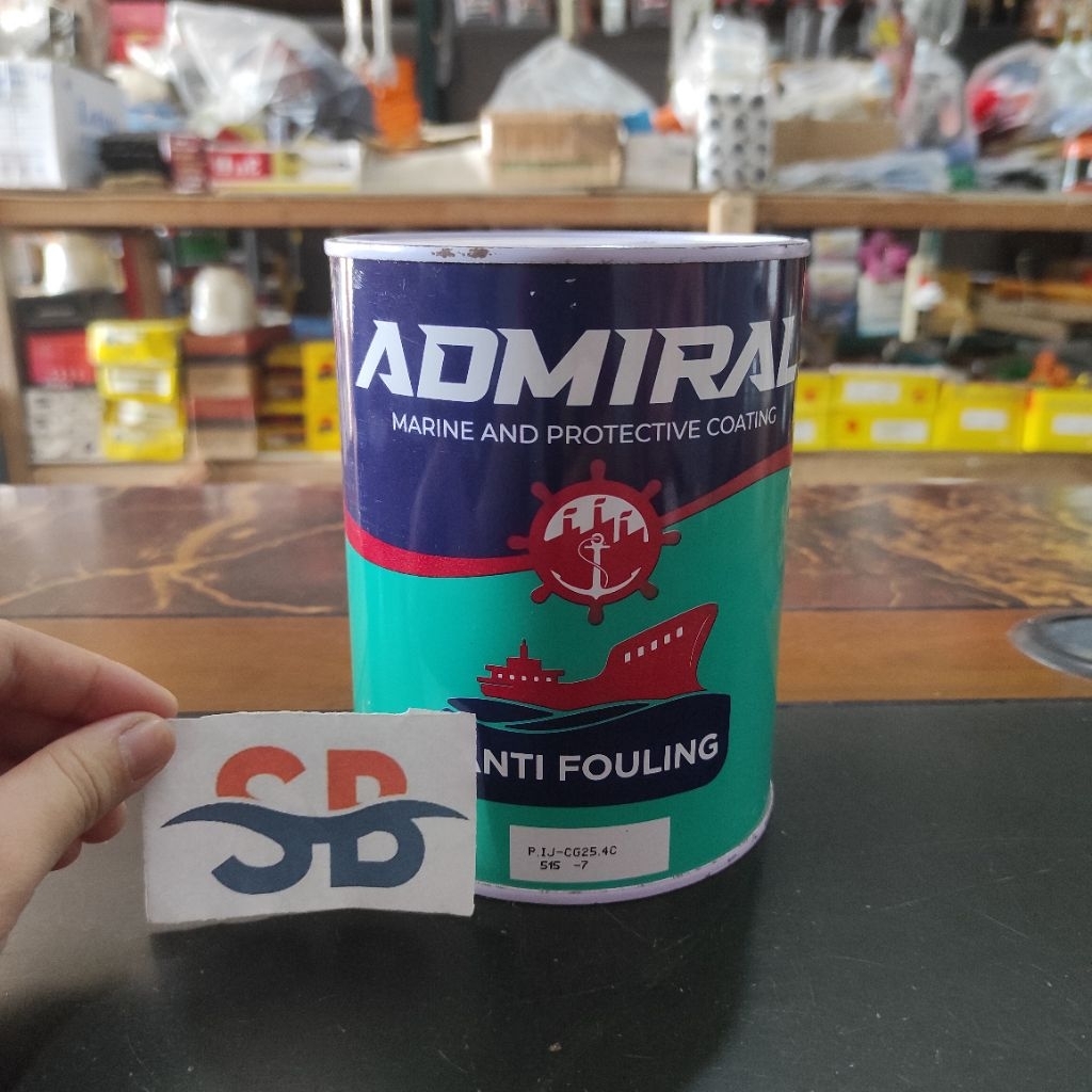 Jual cat avian admiral cat kapal anti fouling & warna /cat kapal dan perahu 1 kg / cat kapal ...