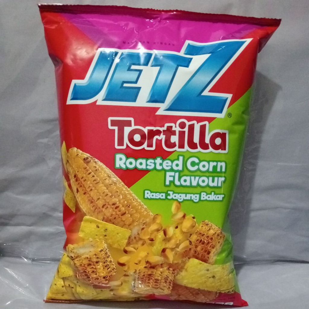 Jual Jetz Tortilla Roasted Corn Flavour Rasa Jagung Bakar 140g | Shopee ...